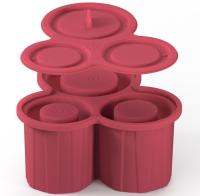 China Convenient Hollow Cylinder Ice Maker for 20-40 oz Tumbler Cups Silicone Material for sale