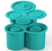 China Convenient Hollow Cylinder Ice Maker for 20-40 oz Tumbler Cups Silicone Material for sale
