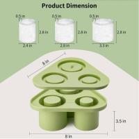 China Silicone Mold Ice Cube Tray for Tumbler Cup Kitchen Accessories Bar Ice Cream Makers for sale