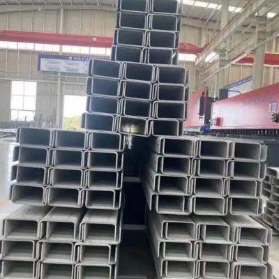 China SUS304 Hot-rolled Surface Stainless Steel Structural Channel 10# 100*48*5.3mm JIS for sale