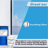 China Fast Drying UNEX-166 Two Component Silicone Structural Sealant For Structural for sale