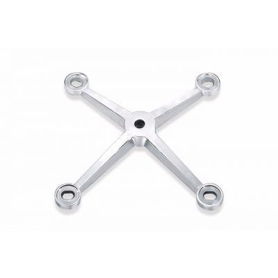China Facade Hardware Spider Clamp Glass Bolt Curtain Wall  Silver Customized for sale