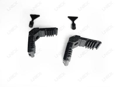 China Insulating Aluminum Window Spacer Bar Glass Plastic Gas Filling Connector for sale