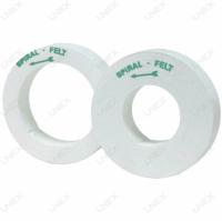 China Wool Felt Polishing Glass Grinding Wheels Brightness Spiral Buffing for sale