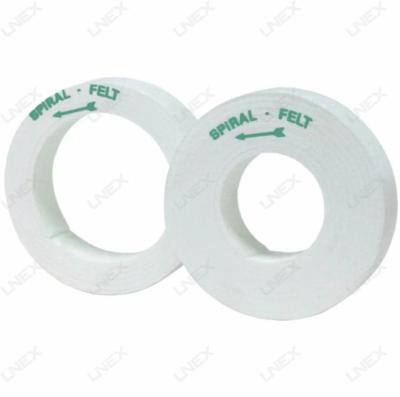 China Wool Felt Polishing Glass Grinding Wheels Brightness Spiral Buffing for sale