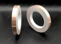 China 0.11mm Conductive Self Adhesive Copper Foil Tape Connecting Smart Wire for sale