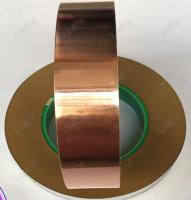 China 0.11mm Conductive Self Adhesive Copper Foil Tape Connecting Smart Wire for sale