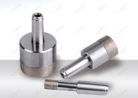 China Sharp Thread Straight Tile Glass Diamond Taper Shank Drill Bit 120mm for sale