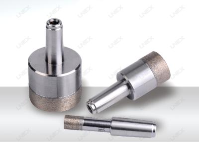 China Sharp Thread Straight Tile Glass Diamond Taper Shank Drill Bit 120mm for sale
