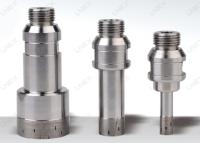 China Cone 4mm Diamond Threaded Shank Drill Bit Self Sharpen For Glass for sale