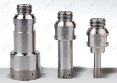 China Cone 4mm Diamond Threaded Shank Drill Bit Self Sharpen For Glass for sale