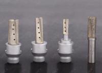 China CNC Glass Milling Tools Carbide End Router bits For Glass Sintered Stone Customized for sale
