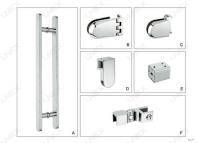 China 304sus Glass Door Hardware black silver 1000mm 12mm for sale