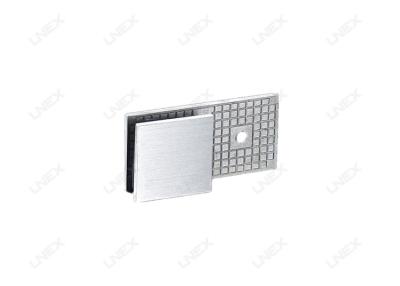 China 180 Degree Glass Hardware Stainless Steel Bathroom Shower Door Clamp Connector for sale