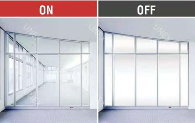 China EVA Laminated Smart Film Customized Electronic Switchable Smart Laminated Glass for sale