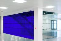 China Laminated PDLC Switchable Smart Film 0.35mm Electric Colorful Frosted Glass for sale