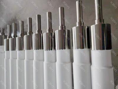 China 0.08mm Ceramic Rollers Tube For Tempering Furnace 1.95g/cm3 30Mpa for sale