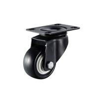 China High Load Sofa Industrial Trolley 80kg Pu Castor Wheel 1.5 Inch for sale