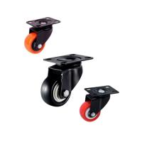China High Load Sofa Industrial Trolley 80kg Pu Castor Wheel 1.5 Inch for sale