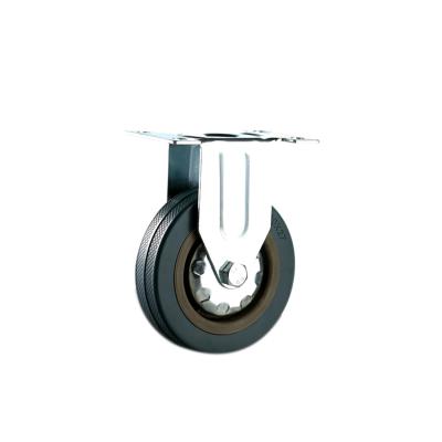 China Polyvinyl Chloride 75mm Castor Wheel With Brake Rotating for sale