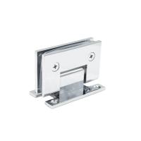 China Solid Brass H Type 90D Glass Shower Door Hinge Replacement 90x55mm for sale