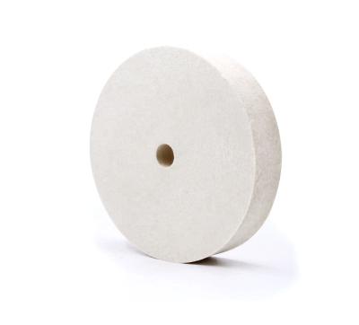China Pure Flat Disc Wool Felt Buffing 200mm Glass Polishing Wheel for sale