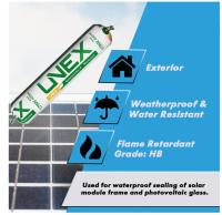 China Unex Weatherproof Silicone Sealant High Density for sale