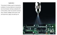 China High Hardness Silicone Conformal Coating 900-1000cps Viscosity for sale