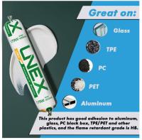 China High Density 179w Unex Weatherproof Silicone Sealant for sale
