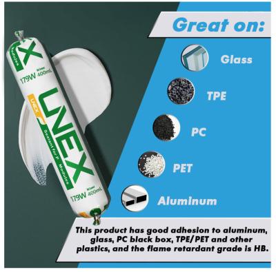 China High Density 179w Unex Weatherproof Silicone Sealant for sale