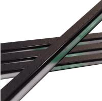 China 0.25mm Non Bendable Aluminum Window Spacer With Butyl Sealant for sale