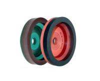 China Segmented Cup Bowl Shape 22mm Resin Grinding Wheel For Bottero Beveling Machine for sale