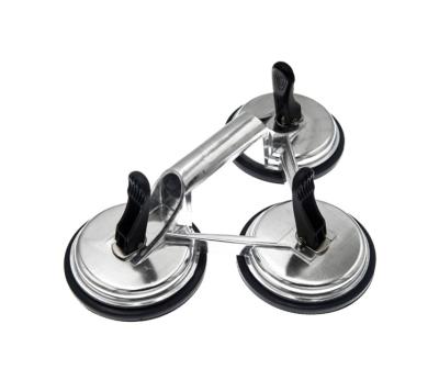 China Three Cups 123mm Glass Suction Plates Vacuum Glass Suction Lifter for sale
