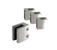 China 316 3mm Stainless Steel Glass Clamp For Glass Railing Part for sale