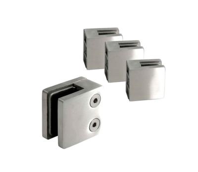 China 316 3mm Stainless Steel Glass Clamp For Glass Railing Part for sale