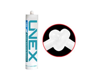 China Transparent Waterproof Acetic Curing Glass Silicone Sealant For Glass Roof for sale