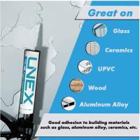 China Transparent Waterproof Acetic Curing Glass Silicone Sealant For Glass Roof for sale