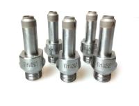 China 45mm Glass Drilling Tools Stainless Steel Threaded Joint for sale