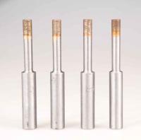 China Diamond Abrasives Tools Sintered Glass Core Drill Bits Cone Shank for sale
