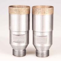 China Diamond Abrasives Tools Sintered Glass Core Drill Bits Cone Shank for sale