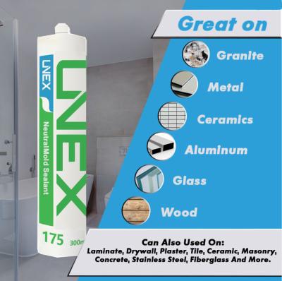 China 175 Neutral Adhesives One Component Silicone Sealant Bathroom And Kitchen Sink for sale