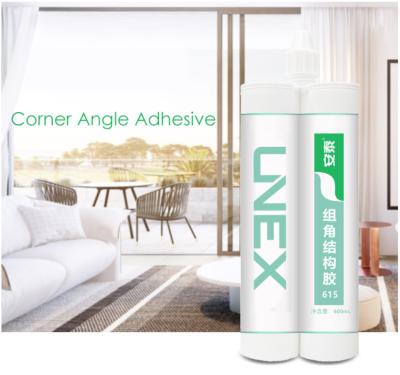 China 615 Silicone Adhesive Sealant Two Component Quick Curing Polyurethane Windows Joint Corner Angle for sale
