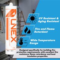China Unex Door Glue Silicone Firestop Sealant For Construction for sale