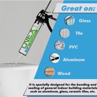 China Paintable Water Based Glue Waterproofing Chloroform Non Toxic Glass Silicone Sealant for sale