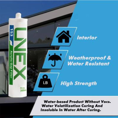 China Paintable Water Based Glue Waterproofing Chloroform Non Toxic Glass Silicone Sealant for sale