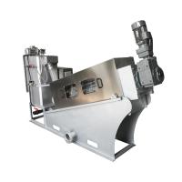 China 304 Stainless Steel Volute Sludge Dewatering Machine Screw Press Industrial Automatic for sale