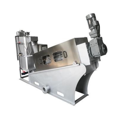 China 304 Stainless Steel Volute Sludge Dewatering Machine Screw Press Industrial Automatic for sale
