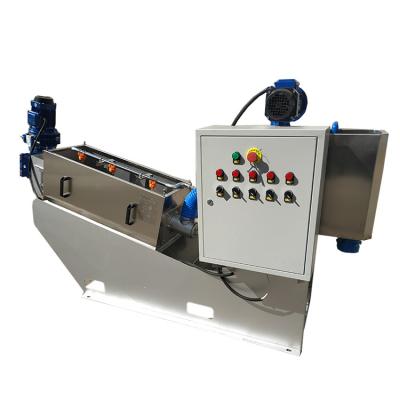China SS304 Screw Type Sludge Dehydrator Pasture Sewage Treatment Automatic 3m3/H for sale
