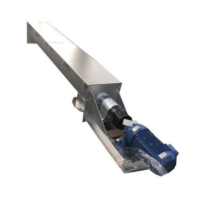 China Carbon Steel Sludge Screw Conveyor Dry Powder Industrial Spiral Conveying for sale