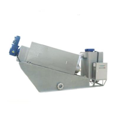 China Industrial Volute Sludge Dewatering Machine for Poultry Duck Pig Fecal for sale